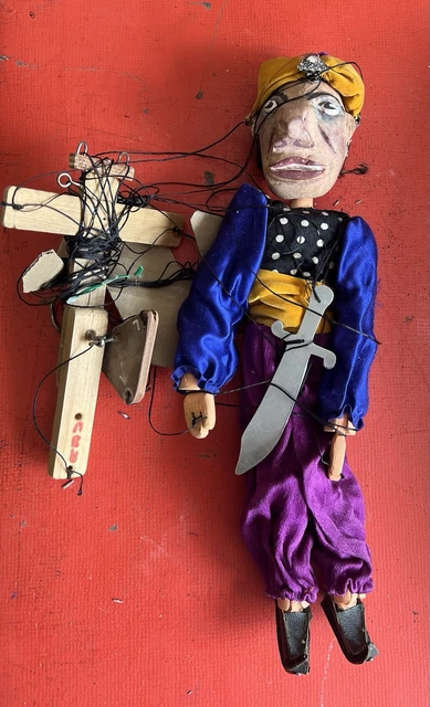 MARIONETTE STRING PUPPET - Arabian man Character With Sword £9.04 ...