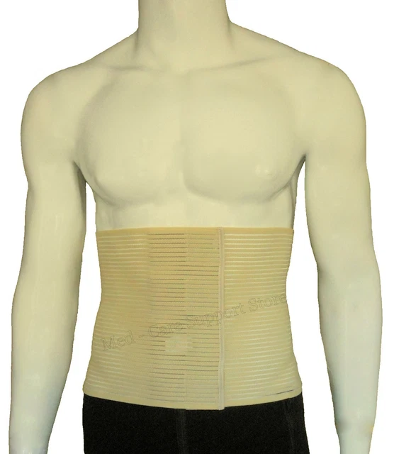 HERNIA ABDOMINAL POST Surgery FIRM Support Belt with Two Flexible Back ...