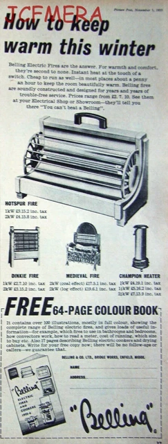 Belling Vintage Electric Fires FOR SALE! - PicClick UK