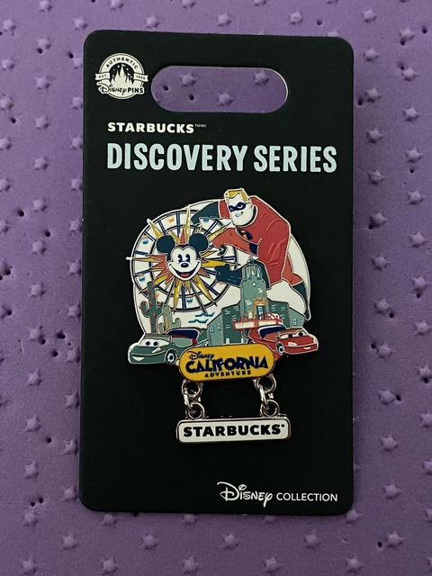 DISNEY CALIFORNIA ADVENTURE 2024 Starbucks Discovery Series dangle LR ...