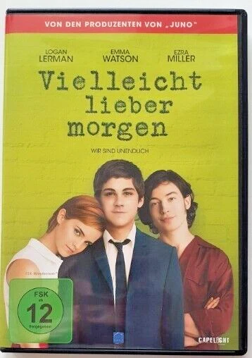 VIELLEICHT LIEBER MORGEN DVD Emma Watson Logan Lerman Zustand neuwertig ...