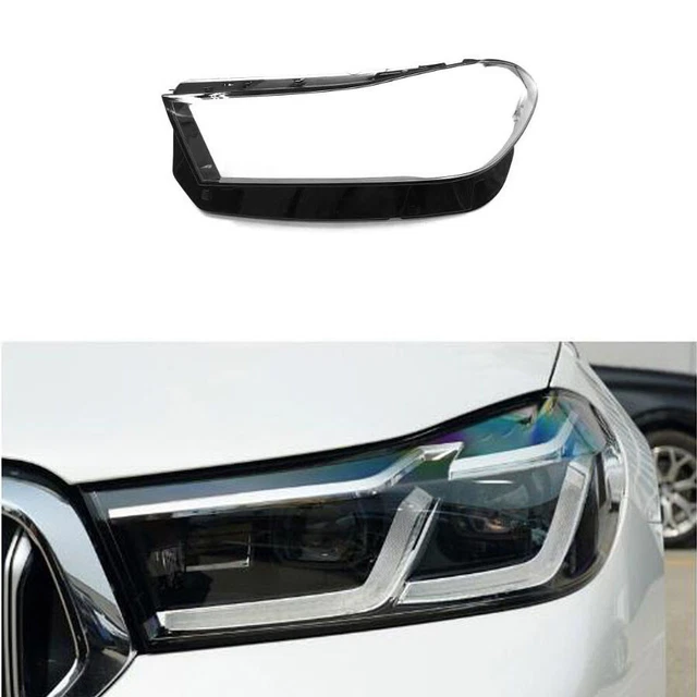 LEFT SIDE FRONT Headlight Lens Cover+Seal Glue For 2021-22 BMW 6-Series ...