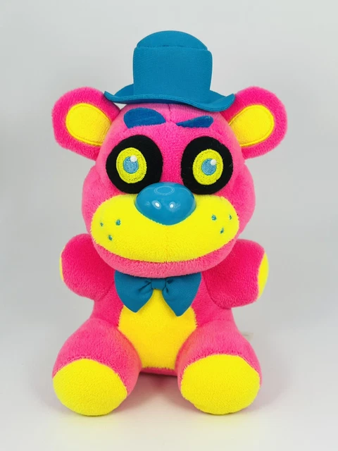 FUNKO FIVE NIGHTS At Freddy’s Freddy Fazbear Pink Blacklight 8” Plush ...