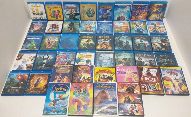 HUGE LOT 44 Disney Pixar Kids Family Blu-ray Movies GREAT TITLES SAME DAY SHIP $135.48 - PicClick CA