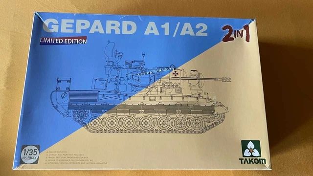 FLUGABWEHRPANZER GEPARD 2IN1 Limited Edition von Takom In 1/35 EUR 46 ...