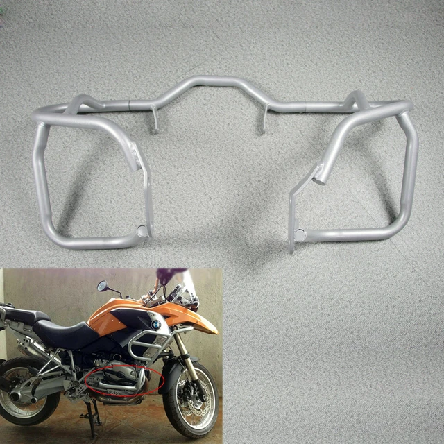 GUARD BARS UPPER +lower Set For BMW R1200GS Crash Protector 04-12 05 ...