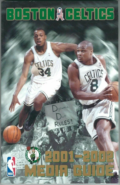 2001-02 BOSTON CELTICS Media Guide - PAUL PIERCE - ANTOINE WALKER ...