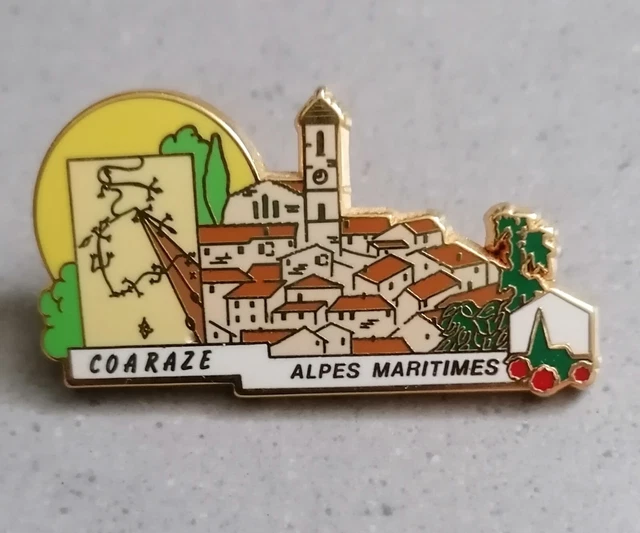 PIN'S PBVF &COARAZE& Plus Beaux Villages de France LB CREATION PARIS ...