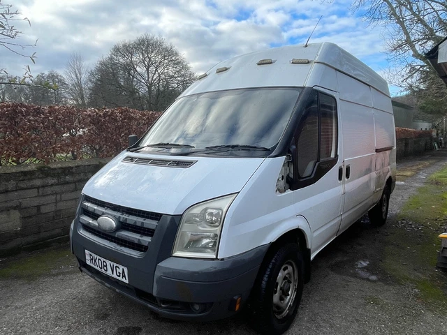 FORD TRANSIT 115 RWD 2008 LWB Med Roof Spares/Repairs No Engine £500.00 ...