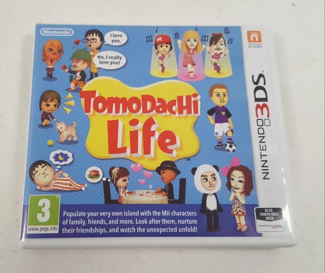 TOMODACHI LIFE NINTENDO 3DS Game Complete with Manual and Case, rare! £ ...
