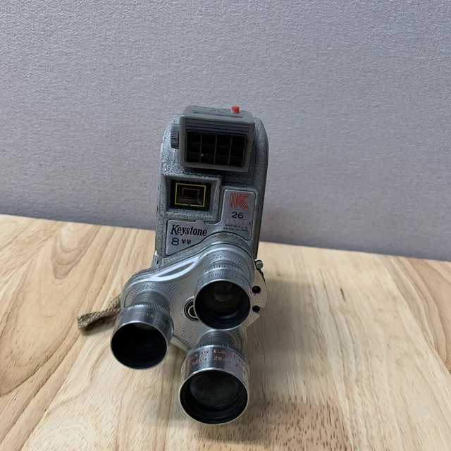 VTG KEYSTONE 8MM Movie Camera Model K26 Untested With Broken Handle $21 ...