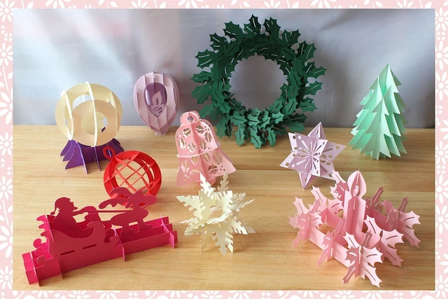 BROTHER SCANNCUT XMAS Sliceform templates CD1013 £6.99 - PicClick UK