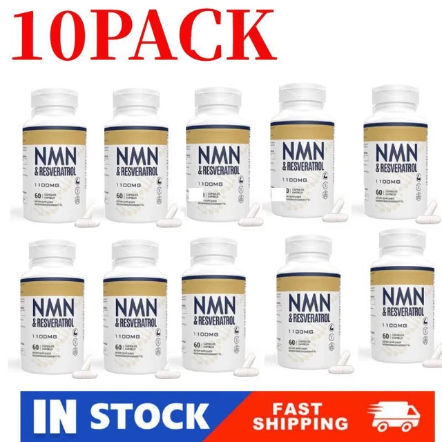 NM+ TRANS·RESVERATROL 1100MG Powerful 3-in-1 Anti Aging Supplement ...