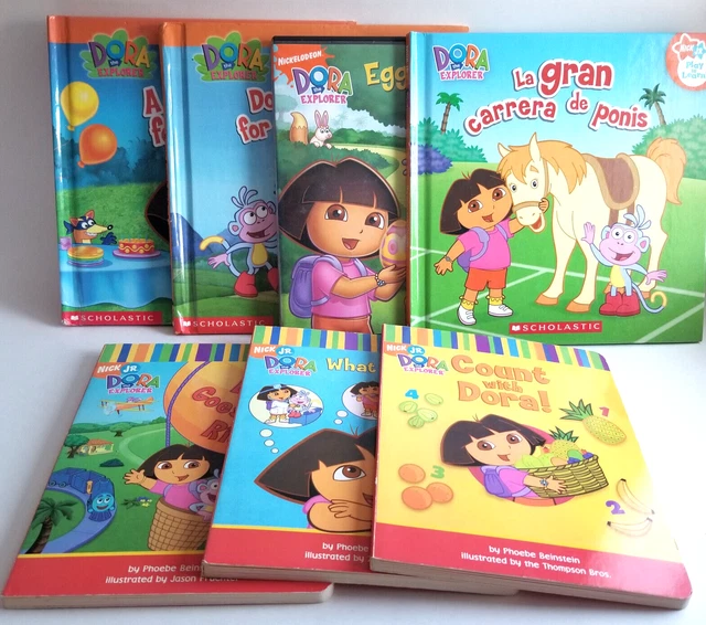 DORA THE EXPLORER 3 Scholastic/3 Nick Jr Board Books 1 DVD B59 £7.22 ...