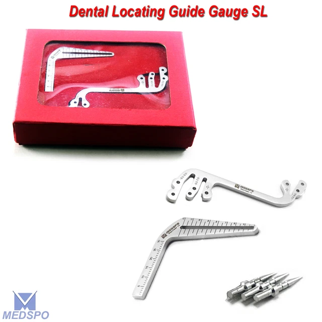 DENTAL IMPLANT LOCATOR Guide Depth Pin Gauge Surgical Drilling Locating ...