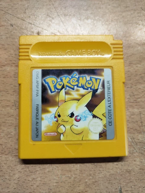 JEU GAMEBOY POKEMON Jaune Pikachu Loose Fra Pile Neuve EUR 39,99 ...