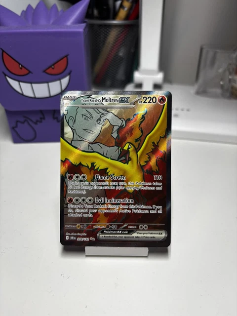 TEAM ROCKET’S MOLTRES ex – Destined Rivals Pokémon £11.87 - PicClick UK
