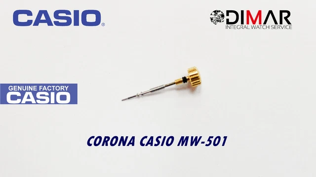 CASIO CORONA / Watch Crown, For Modelos. MW-501 -gold Tone Β£10.21 ... CASIO CORONA / Watch Crown, For Modelos. MW-501 -gold Tone Β£10.21 ...