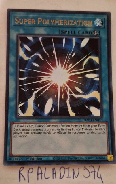 YU-GI-OH! SUPER POLYMÉRISATION (RA03-EN053) - Ultra rare - 1ère édition ...