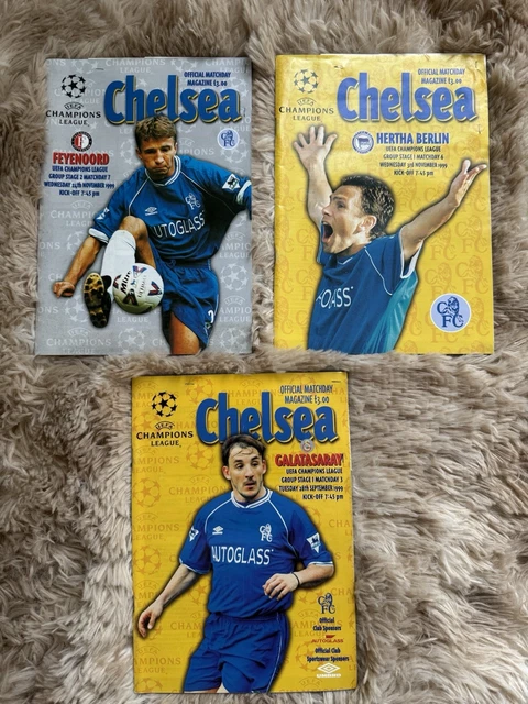 CHELSEA FC 1999 Programmes £4.88 - PicClick UK