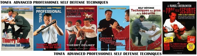5 DVDS TONFA PROFFESSIONAL SELF DEFENSE TECHNIQUES + BOOK & DVD £120rrp ...