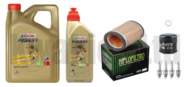 SERVICE KIT FILTERS Plugs Castrol Oil for Triumph Thunderbird 1600 2009 ...