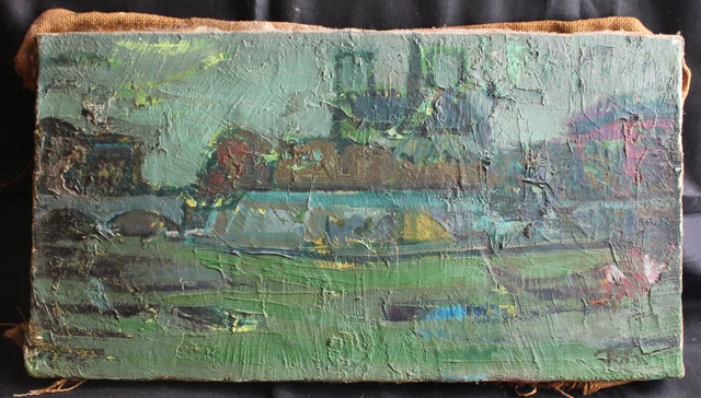 ANCIEN TABLEAU SIGNÉ RA ? Notre Dame De Paris EUR 130,00 - PicClick FR
