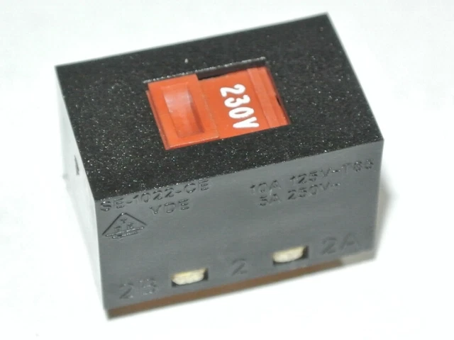 SE-1022-CE DOUBLE POLE LINE VOLTAGE SELECTOR SWITCH 18-000-0022 ITW ...