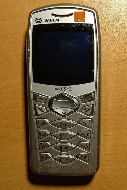 TÉLÉPHONE MOBILE SAGEM myX3-2 ORANGE Sans Chargeur ! EUR 20,00 ...