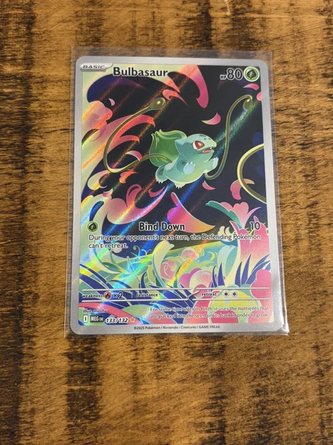 POKÉMON TCG MEGA Evolutions Bulbasaur 133/132 Illustration Rare Card £23.00 - PicClick UK
