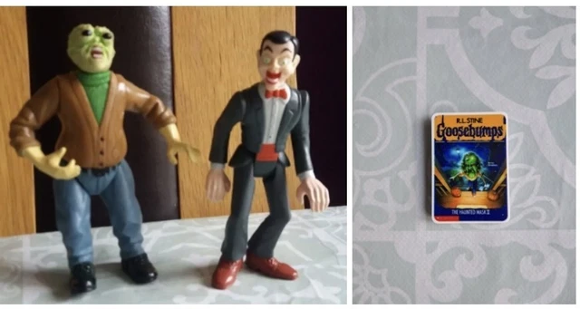 GOOSEBUMPS TOY FIGURES Slappy Ventriloquist Dummy, Mr Mortman & Mask ...
