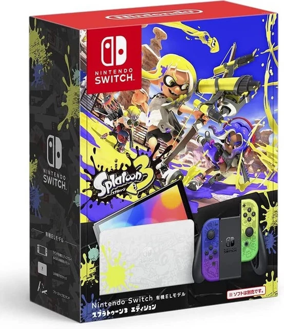 NINTENDO SWITCH OLED Model Splatoon 3 Limited Edition Console NEW ...