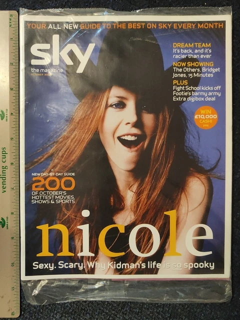 NICOLE KIDMAN - JAMIE LEE CURTIS - UK SKY MAGAZINE 2002 unopened EUR 4 ...