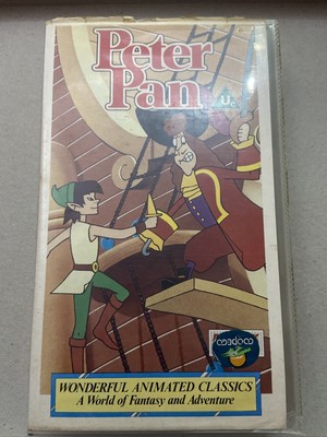 PETER PAN VHS Video - Pickwick Video ANIMATED FANTASY ADVENTURE CLASSIC ...