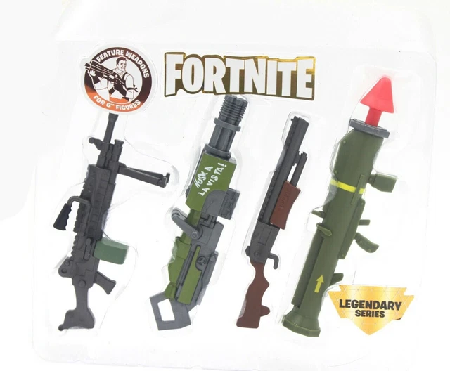 FORTNITE LEGENDARY FEATURE Weapon Pack 4 for 6'' soldiers figure Toys ...