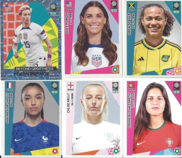 PANINI WOMEN'S FIFA World Cup Stickers Sticker Collection 2023 #209 ...