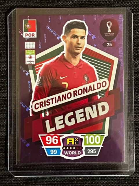 PANINI ADRENALYN XL Card World Cup Qatar 2022 Ronaldo # 25 Legend ...