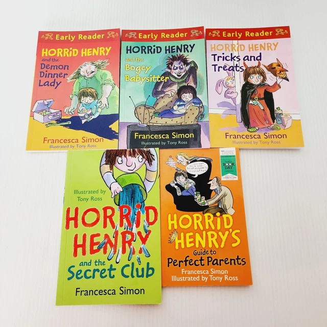 FRANCESCA SIMON BOOK Bundle Lot x5 Horrid Henry First Early Readers ...