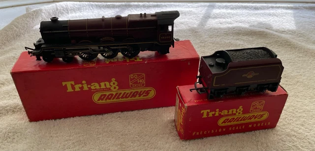 TRIANG R258 THE Princess Royal Locomotive 46200 & R34 Tender maroon £20 ...