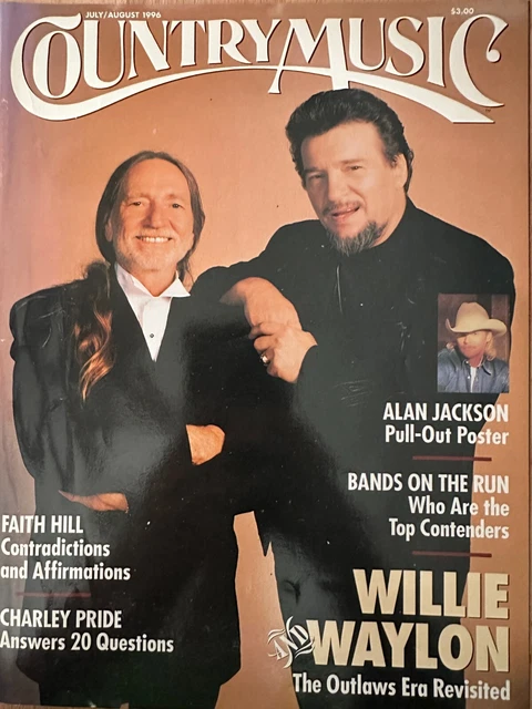 COUNTRY MUSIC MAGAZINE (July/August 1996): Willie Nelson, Waylon ...