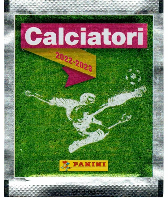 BUSTINA CALCIATORI PANINI 2022-2023 Bordo Argento Versione Box Da 120 ...