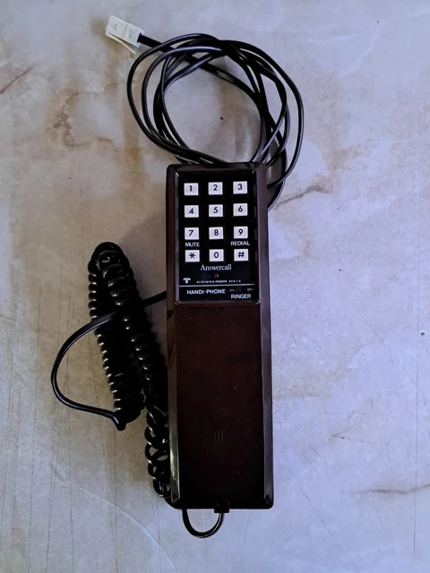 VINTAGE HOME PHONE. Retro House Telephone. Brown £0.99 - PicClick UK