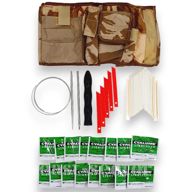 BRITISH ARMY PERSONAL Mine Extraction Kit Equipment PMEK Desert Bag ...