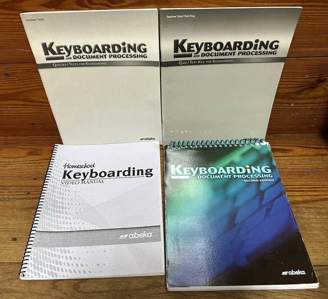 ABEKA KEYBOARDING AND Document Processing Key Test/Quiz manual $39.35 ...
