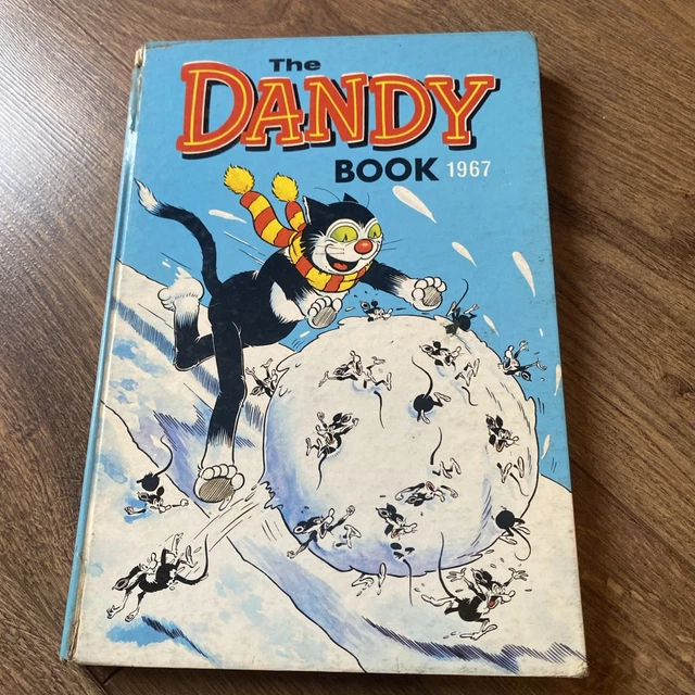 DANDY ANNUAL 1967 Unclipped Desperate Dan, Corky Cat Vintage Comic Book ...