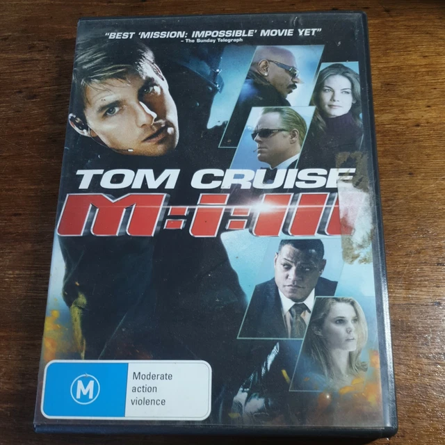 MISSION IMPOSSIBLE 3 MI:III Tom Cruise DVD R4 LIKE NEW FREE POST EUR 7 ...