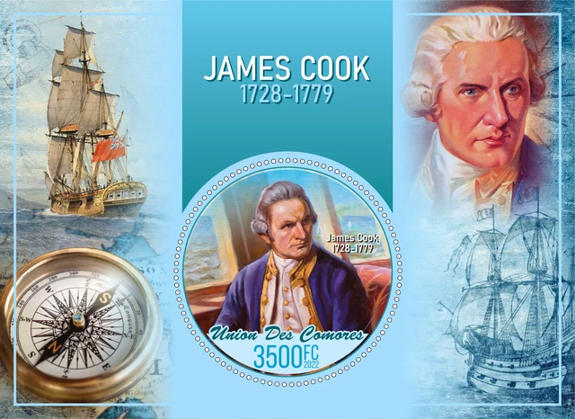 STAMPS . JAMES Cook Ships 8 sheets perforated NEW 2024 year £48.34 ...