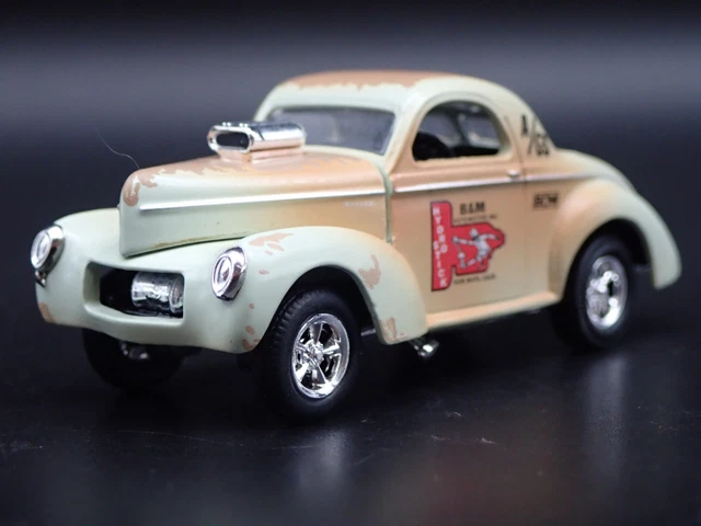 1941 41 WILLYS Coupe Gasser B&M Automobile Nhra 1:64 Echelle Voiture Miniature EUR 11,05 ...