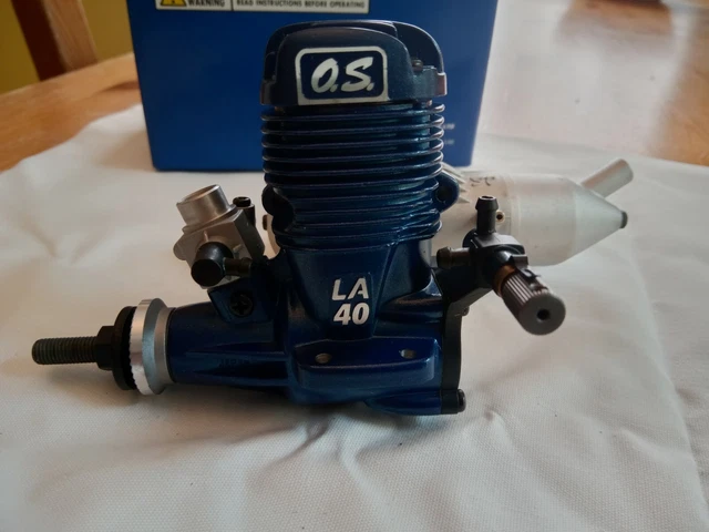 O.S. MAX 40LA 2 Stroke R/c model aircraft engine (13360) £90.00 ...