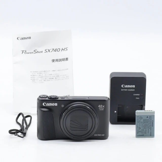 APPAREIL PHOTO NUMÉRIQUE compact Canon PowerShot SX740 HS noir 20,3 ...